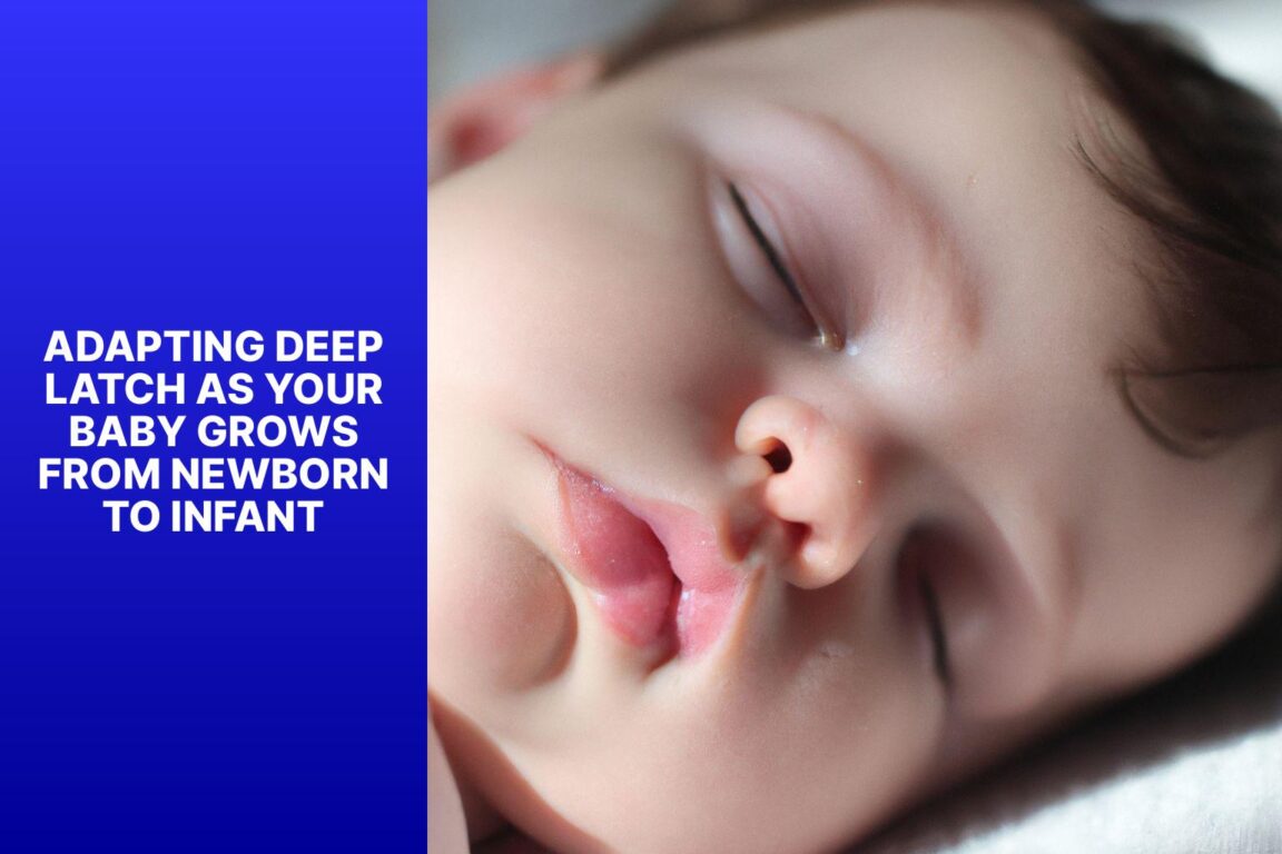 Adapting Deep Latch as Your Baby Grows: From Newborn to Infant