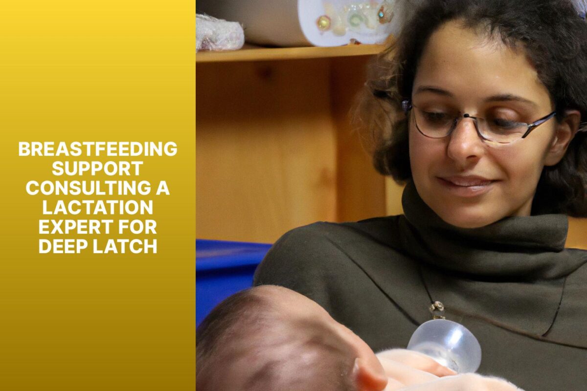 Breastfeeding Support: Consulting a Lactation Expert for Deep Latch