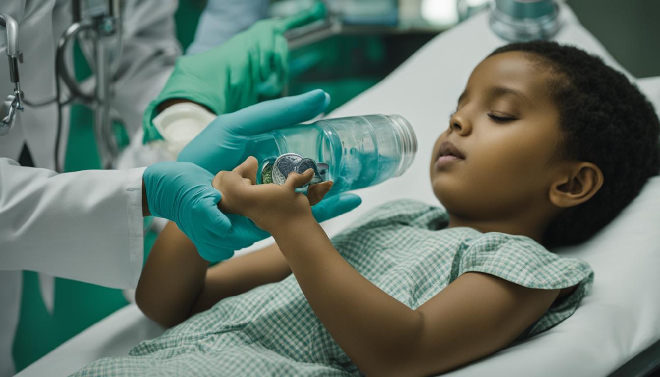 Child Swallowed Coin - Timeline for Passing